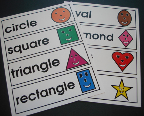 Shapes with Personality Chart | Terrific Teaching To