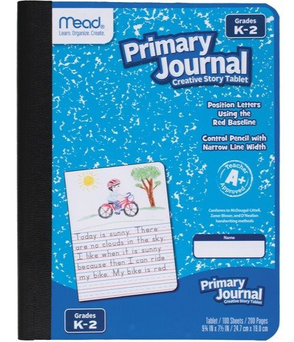 Mead K-2 Classroom Primary Journal | Terrific Teaching To
