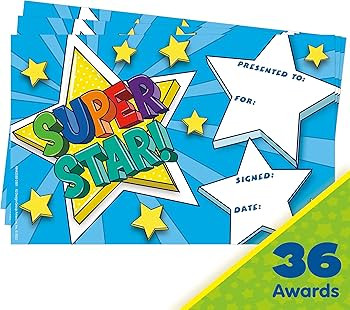 Super Star Student Recognition Awards | Terrific Teaching To
