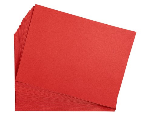 Construction Paper Red 9 x 12 50 pack | Terrific Teaching To