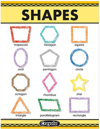 CRAYOLA SHAPES CHART | Terrific Teaching To