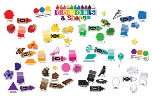 Colors & Shapes Poly - 61 pieces | Terrific Teaching To