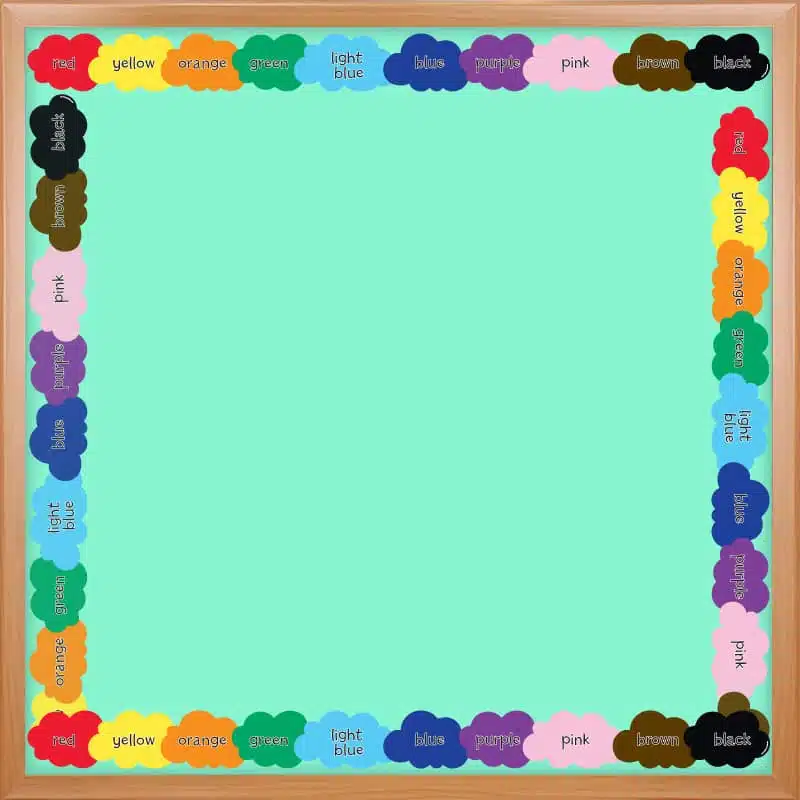 Paint Splotch Classroom Border | mysite