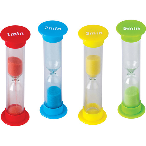 Small Sand Timers Combo 4-Pack | Terrific Teaching To