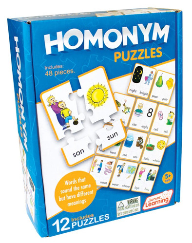 Homonym Puzzles | Terrific Teaching To