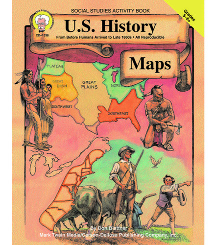 US History Maps Resource Book Grades 5-8 | Terrific Teaching To
