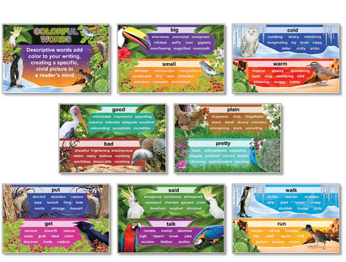 Colorful Words Bulletin Board Set | Terrific Teaching To