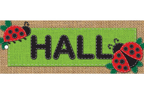 Burlap Hall Laminated Pass | Terrific Teaching To