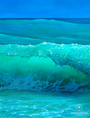 Painting "Blue Veil"