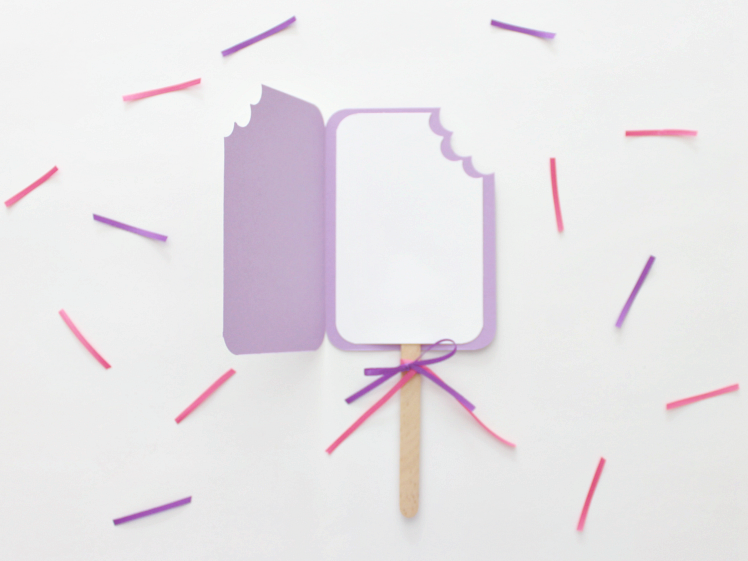 EASY SUMMER POPSICLE CARD