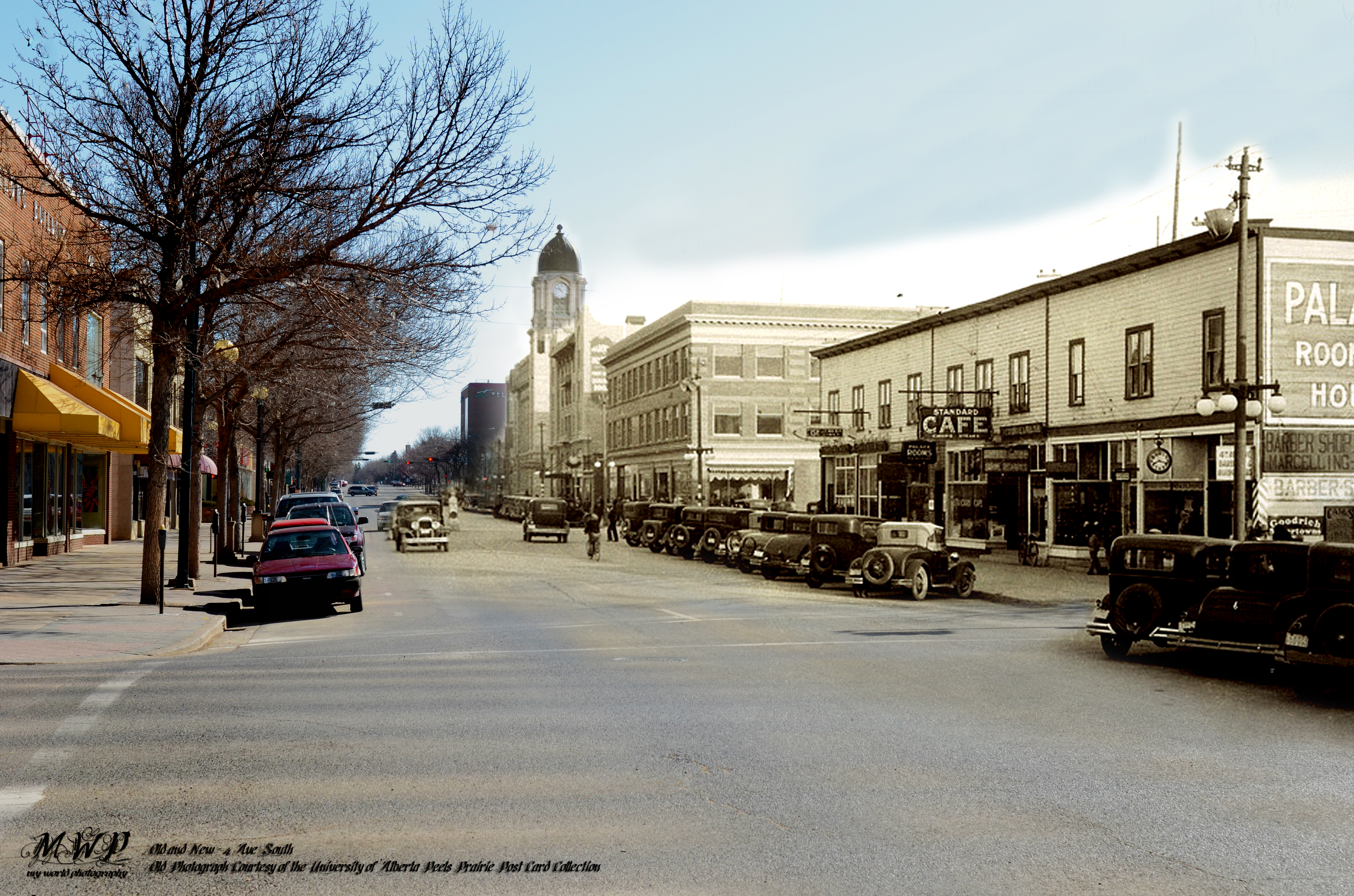 Local photographer combines then and now : r/OldPhotosInRealLife