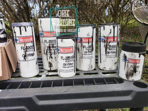 Oil Filter Tumblers - F O R D | Okie Kustomz Creatio