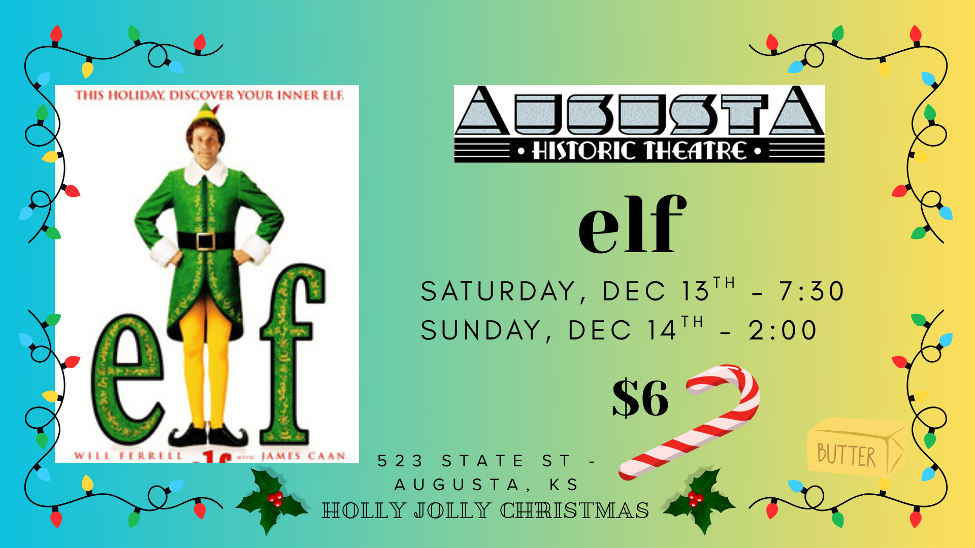 Elf: Sing-a-Long | Augusta Historic The
