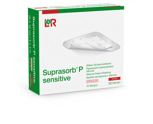 Suprasorb® P Sensitive Border חבישת קצף בעלת מגע סיליקון עם שוליים ...