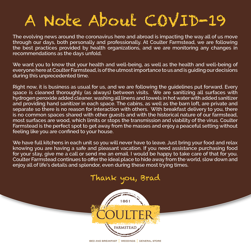 We are still open to serve you...safely.