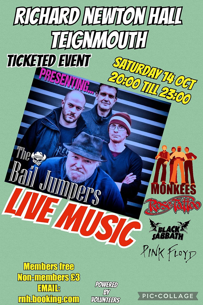The Bail Jumpers - Live @ Richard Newton Hall 14th Oct