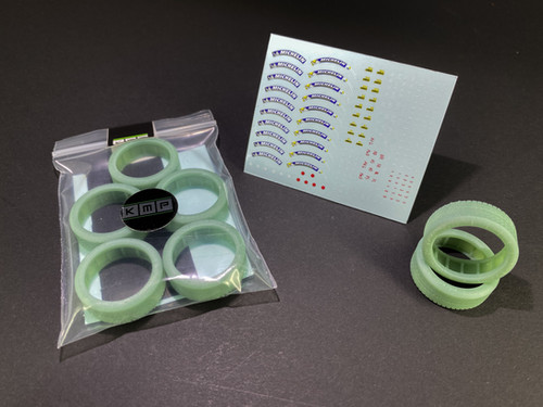 Belkits WRC replacement tires with decals | KMP-Scale Models