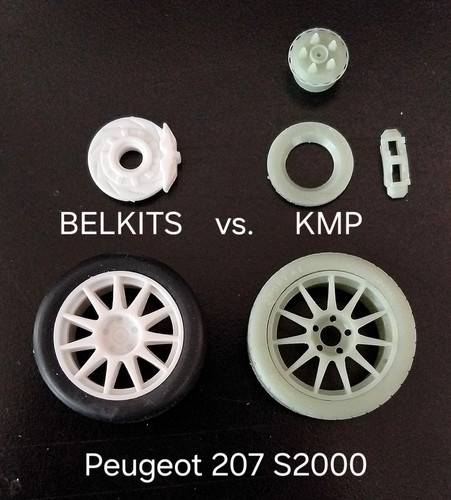 Peugeot 207 S2000 Speedline 2021 tarmac rims 1:24 | KMP-Scale Models