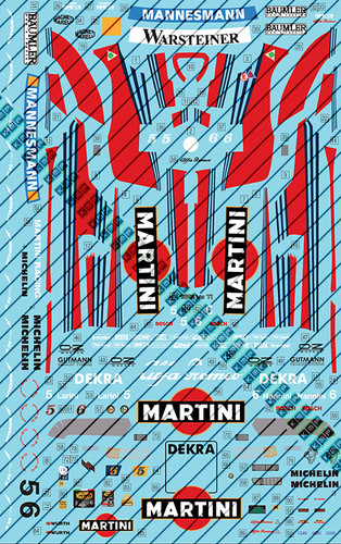 Alfa Romeo 155 V6Ti DTM - Martini decals | KMP-Scale Models