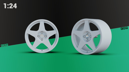 Ford Escort Cosworth Speedline 2010 rims | KMP-Scale Models