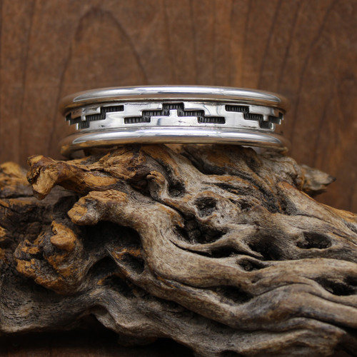 Very Nice Sterling Silver Sturdy Handmade Small Cuff Bracelet Signed G ...