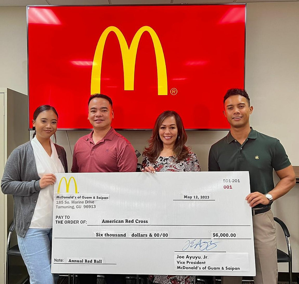 McDonald's of Guam and Saipan is Gold Sponsor for 2023 American Red ...