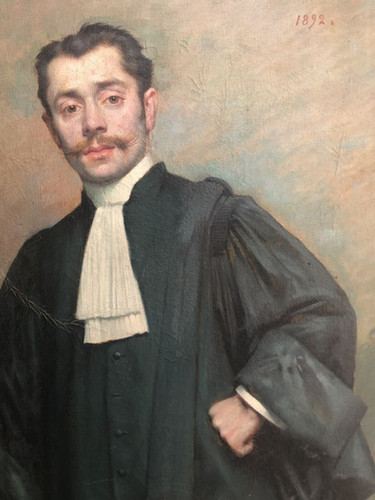 Joseph BERNARD (1864-1933) Judge Man Portrait Painting | poykee