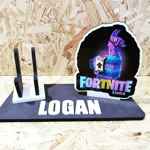 Personalised Fortnite Gaming Stands - Headset & Controller Holder | U ...
