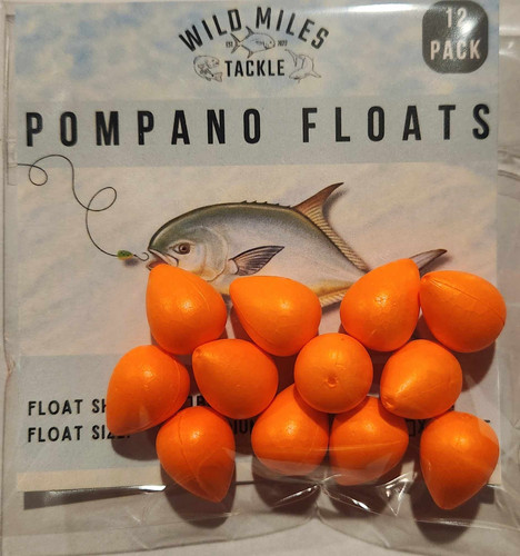 Large Pear Floats - Orange | Wild Miles Tackle