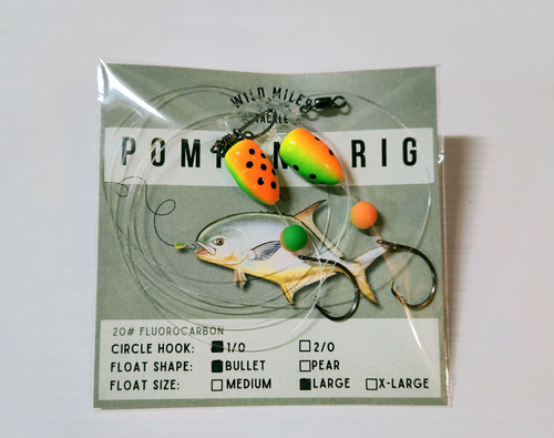 Large Pompano Rig (Various Colors) | Wild Miles Tackle