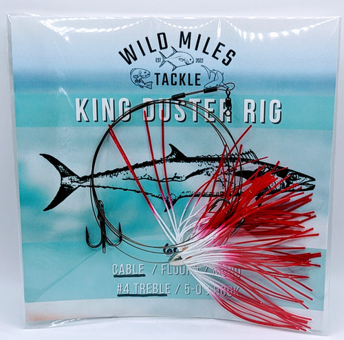 King Duster Rig - Red/White | Wild Miles Tackle