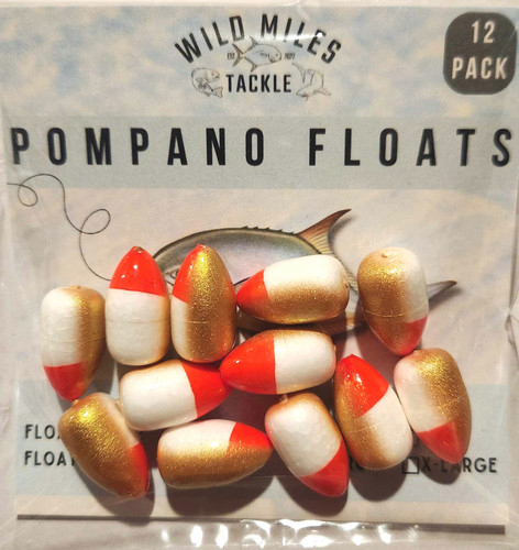 Sand Flea Large Bullet Floats (12pk) | Wild Miles Tackle