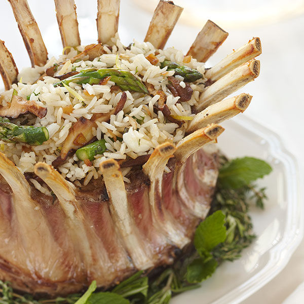 Rice Stuffed Crown of Lamb | Western Rice Mills
