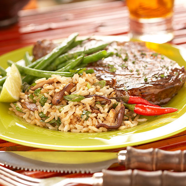 Thai Rib Eye and Rice Dinner | Western Rice Mills