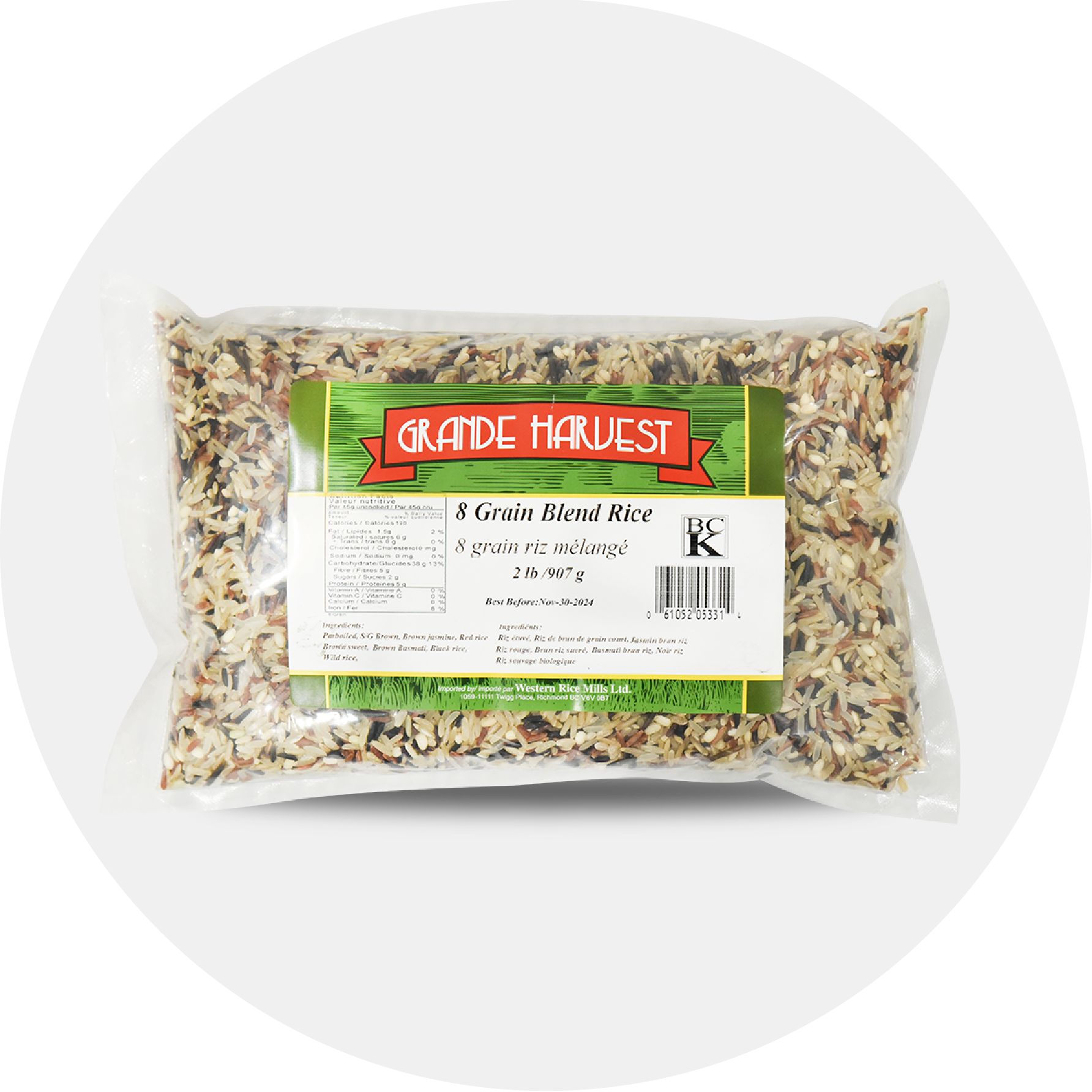 GRANDE HARVEST 8 Grain Blend Rice