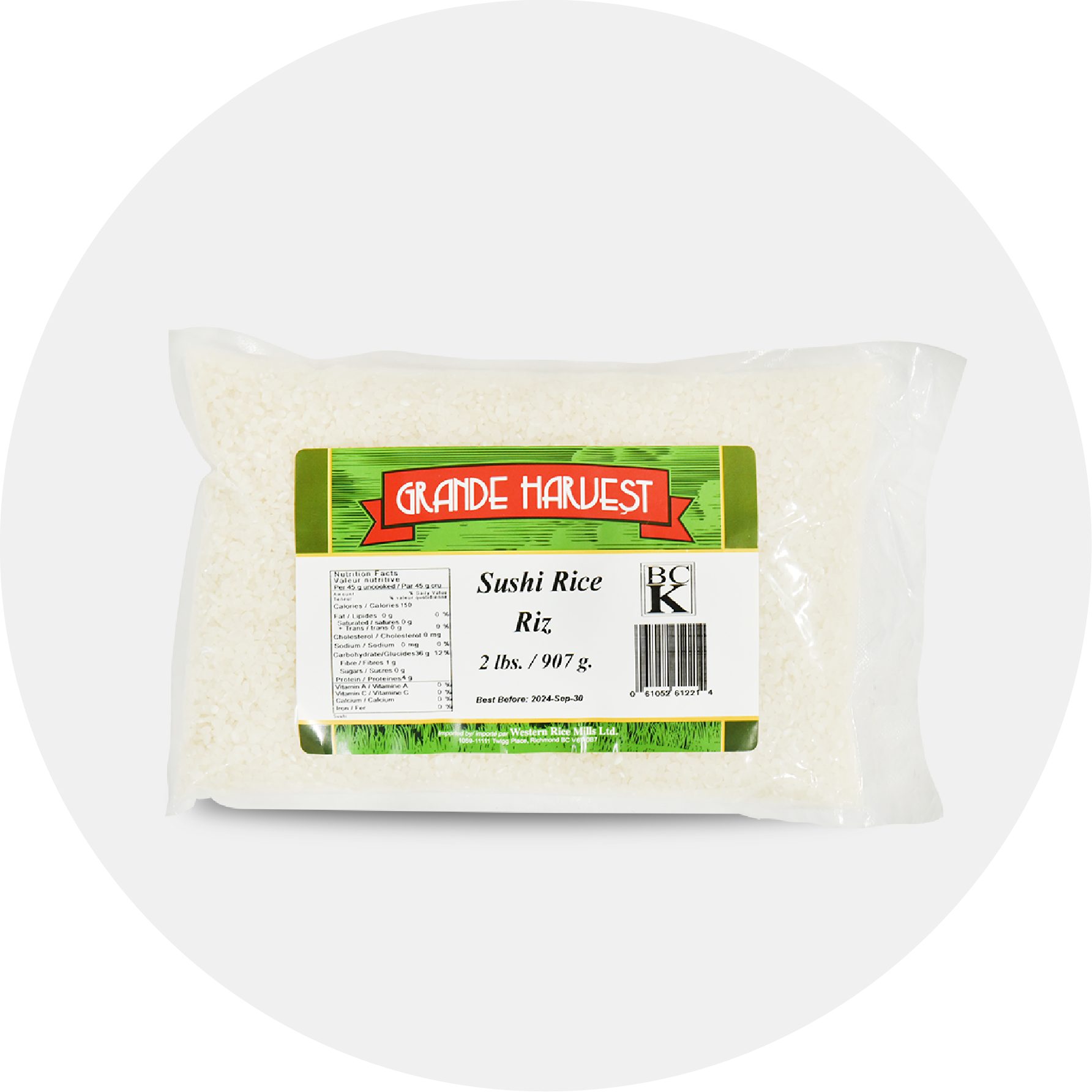 GRANDE HARVEST Sushi Rice