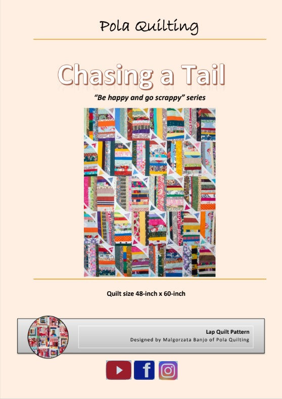 Chasing a Tail quilt Pattern by Pola Quilting | Pola Quilting