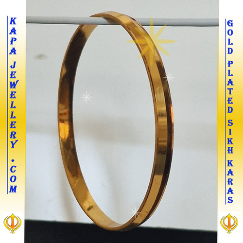 gold plated sikh kara | Kapa Jewellery
