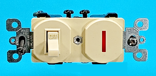 Wall Switch With Indicator Light | Hanks Elec. Surplus