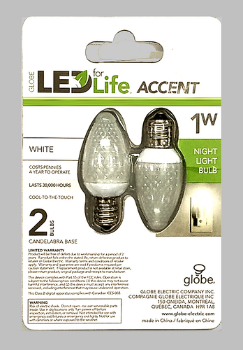 LED for Life Night Light Bulbs | Hanks Elec. Surplus