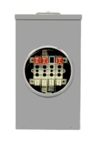 Hydel 3 Phase Meter Socket | Hanks Elec. Surplus