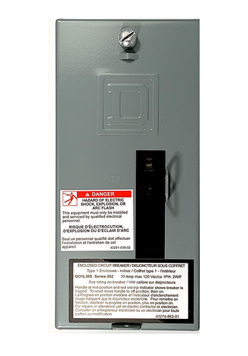 Square D 30 Amp Breaker Box | Hanks Elec. Surplus