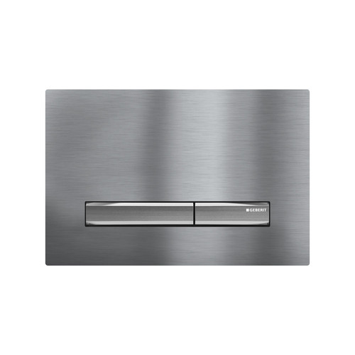 Geberit Sigma 50 Square Dual Flush Push Plate - Brushed | ferrara