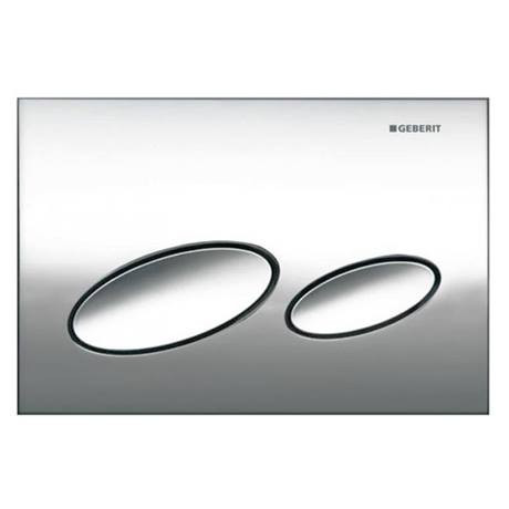 Geberit Kappa 20 Dual Flush Push Plate -Matt Chrome | ferrara