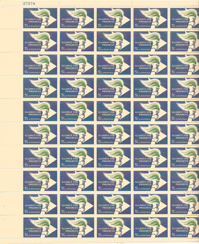 1234 - 5¢ Alliance Emblem Unused | Markest Stamp Co.