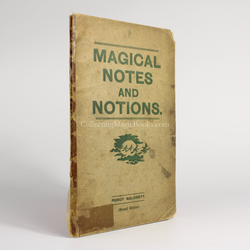 Magical Notes and Notations - Percy Naldrett | CollectingMagicBooks