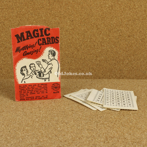 Ellisdons Magic Number Cards | Old Jokes