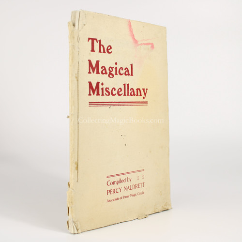 The Magical Miscellany - Percy Naldrett | CollectingMagicBooks
