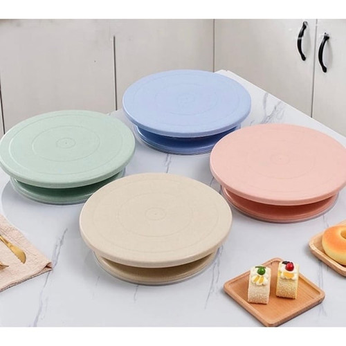 11INCH PLASTIC TURNTABLE WITH GRIP | Caketoolsdepot Ca