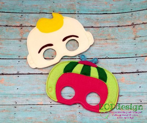 Melon Baby Friends Felt Masks | EODdesignhttps://static.wixstatic.com ...